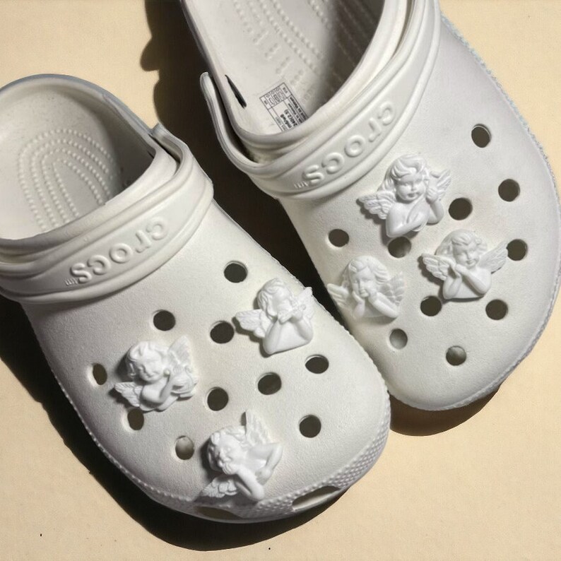 Corc Jibbitz Kids Gift Shoe Accessories for Kids Angel Clog Charm Angel ...