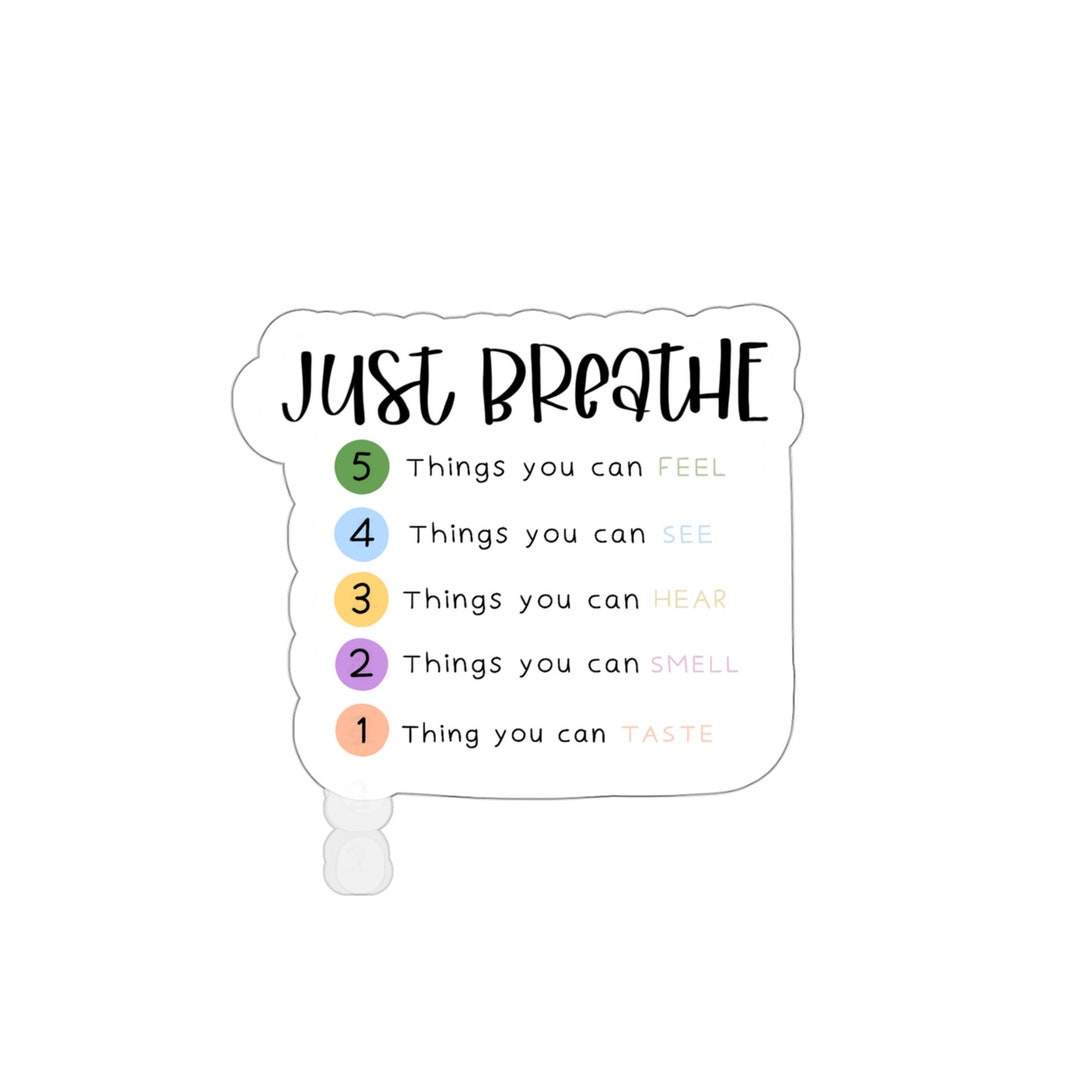 Anxiety Grounding Sticker - Etsy