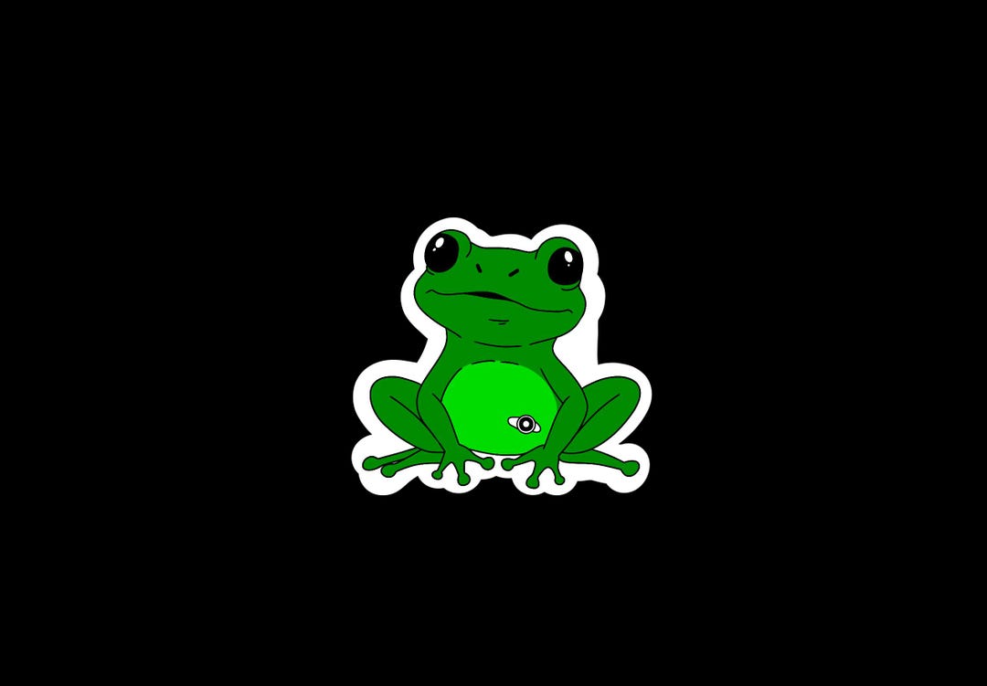 Medical Frog Sticker - Etsy