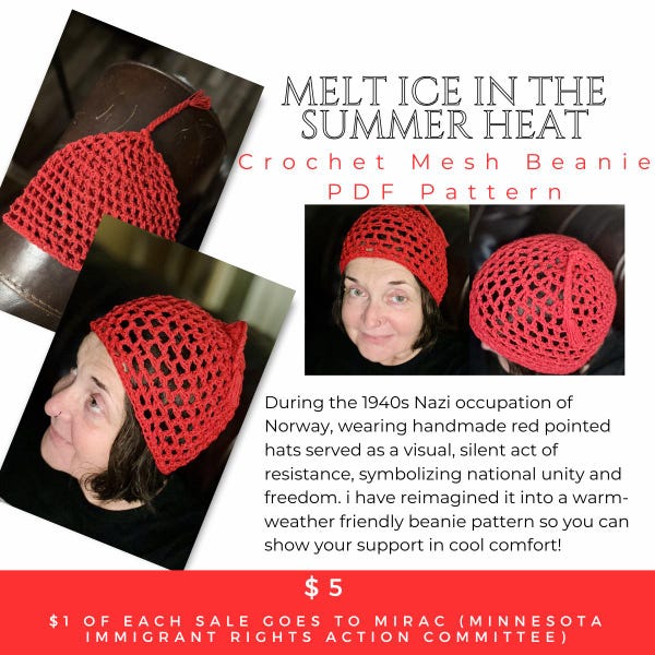 Red Resistance Hat - Etsy