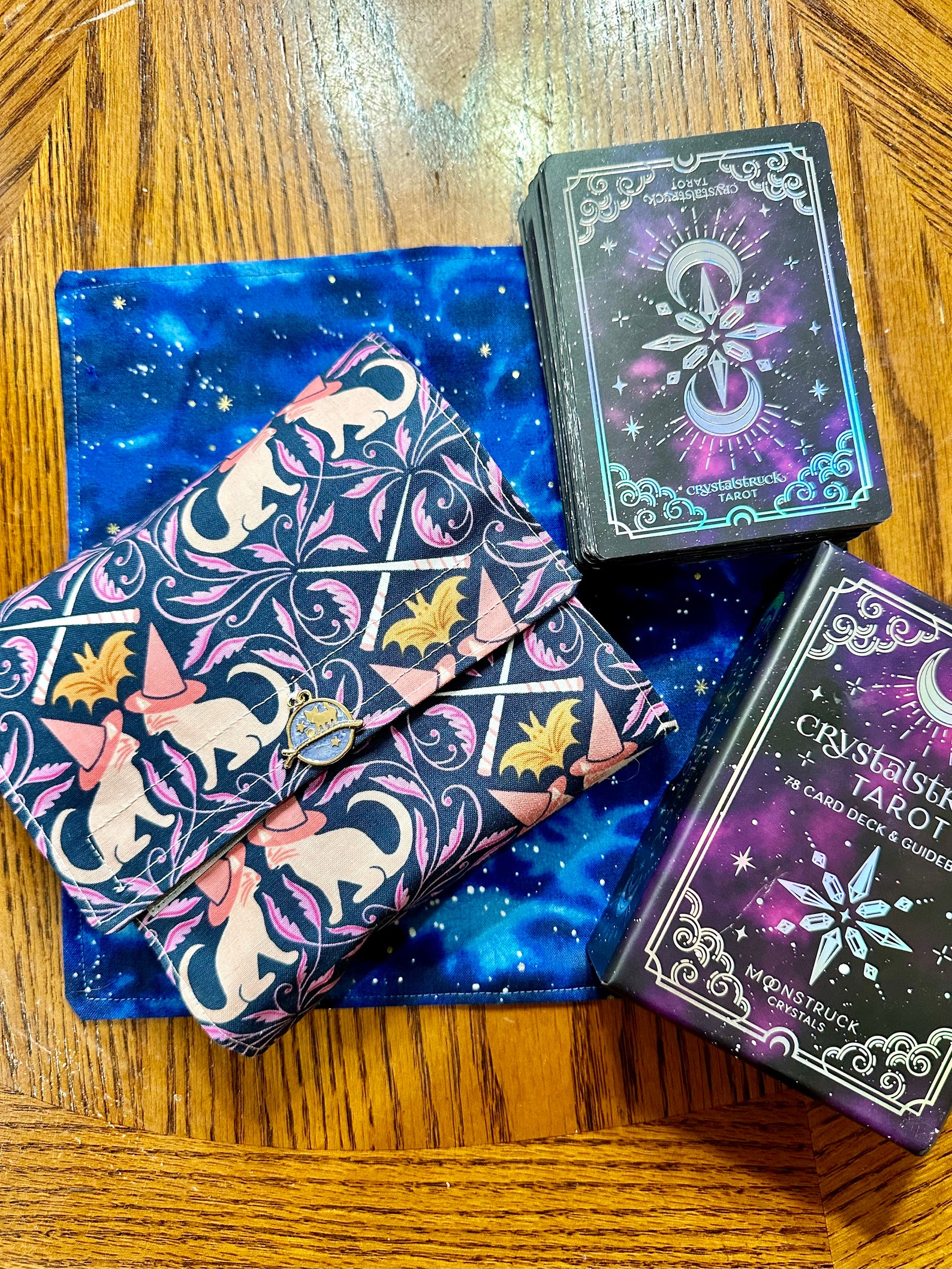 Custom Tarot or Oracle Card Case Roll Mat Travel Roll - Etsy