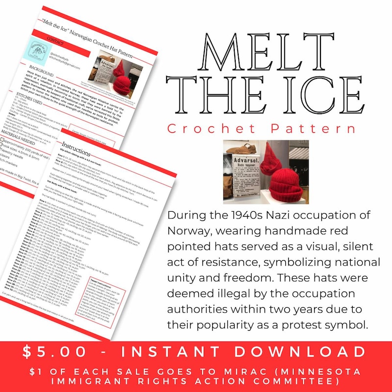 Melt the Ice Red Hat - Etsy