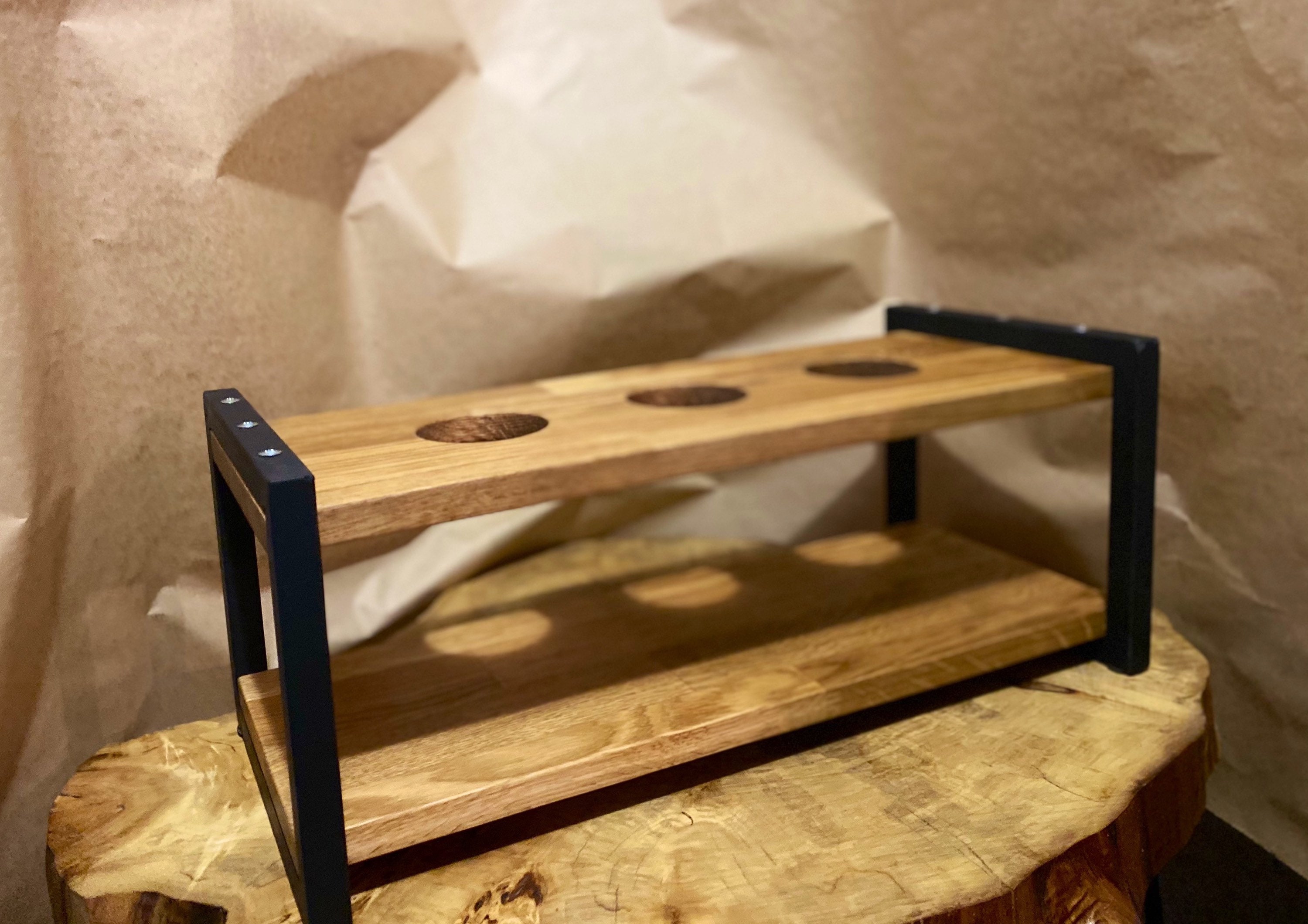 Tripple Coffee Pour Over Station. Handmade Coffee Wooden - Etsy