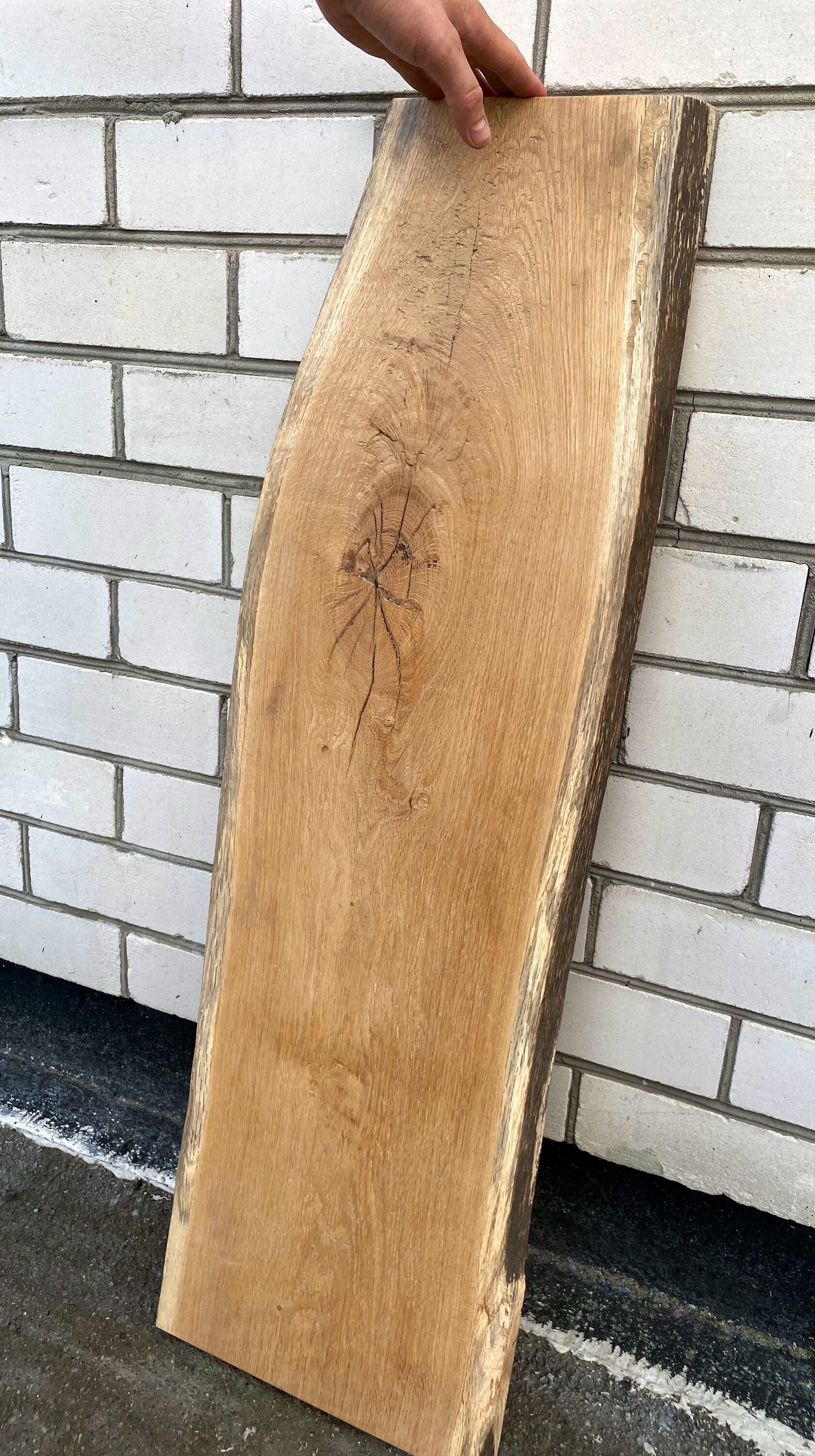 Dried Live Edge Oak Slab. Wood Slab. Oak Wood Slab. Dried Oak - Etsy