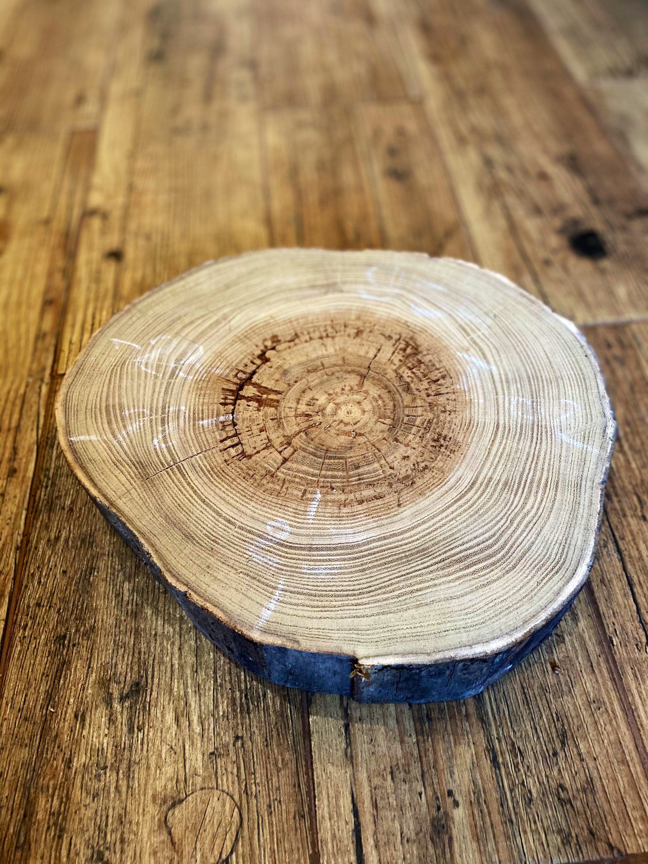 Round Wood Slab. Coaster. Wood Slab. Live Edge Wood Slab. - Etsy