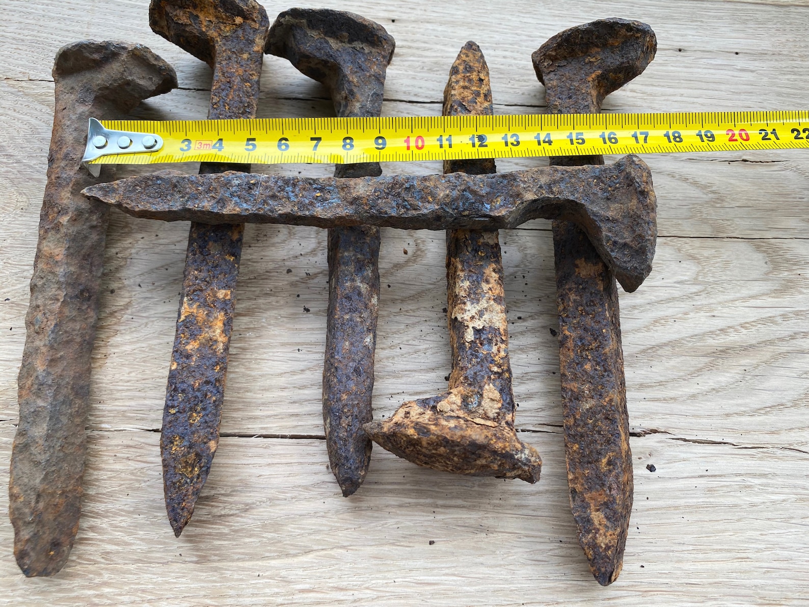 Rusty Vintage Railroad Spike Nails. Handmade Hand-forged - Etsy