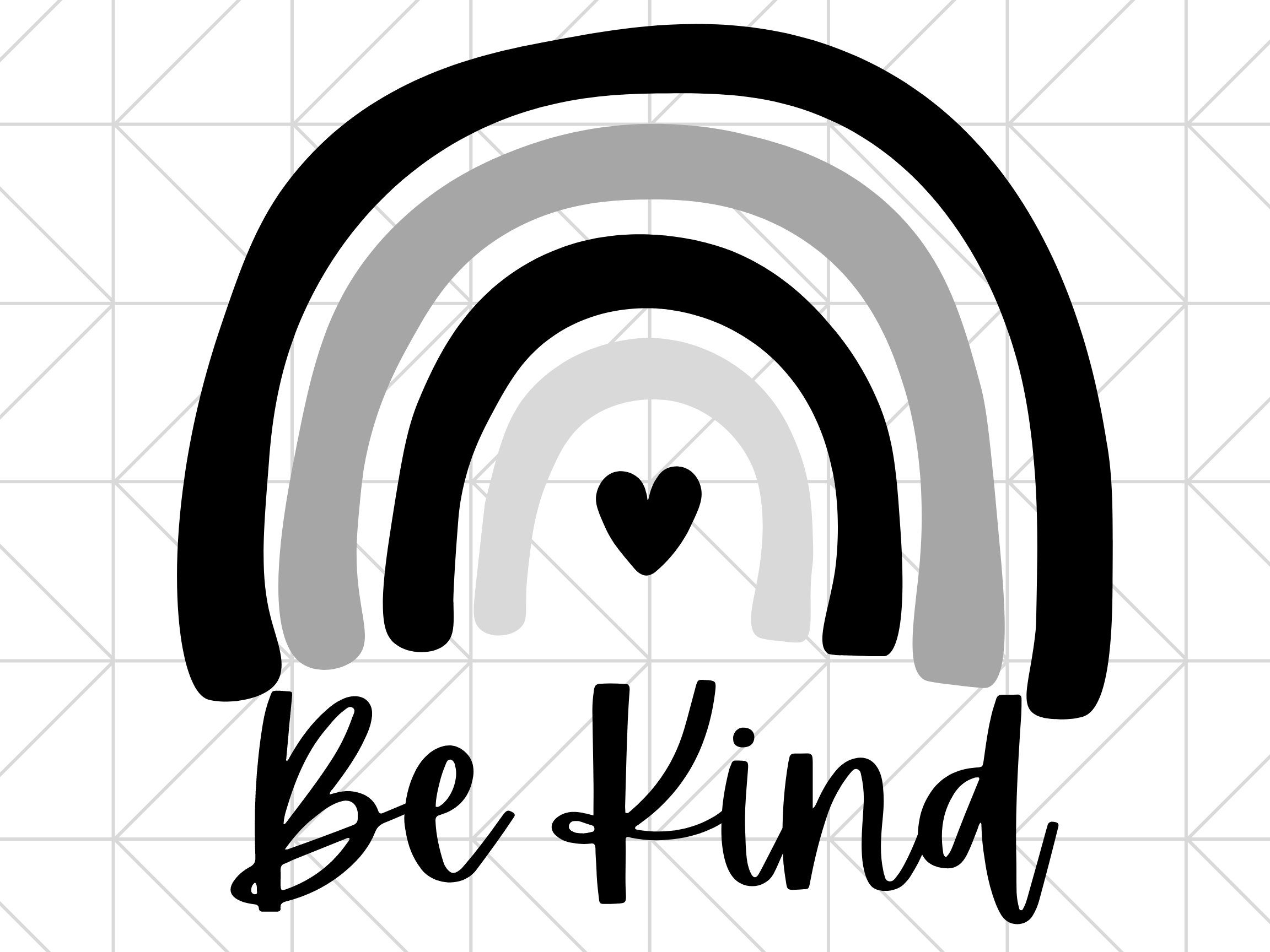 Be Kind Rainbow Digital Download - Etsy