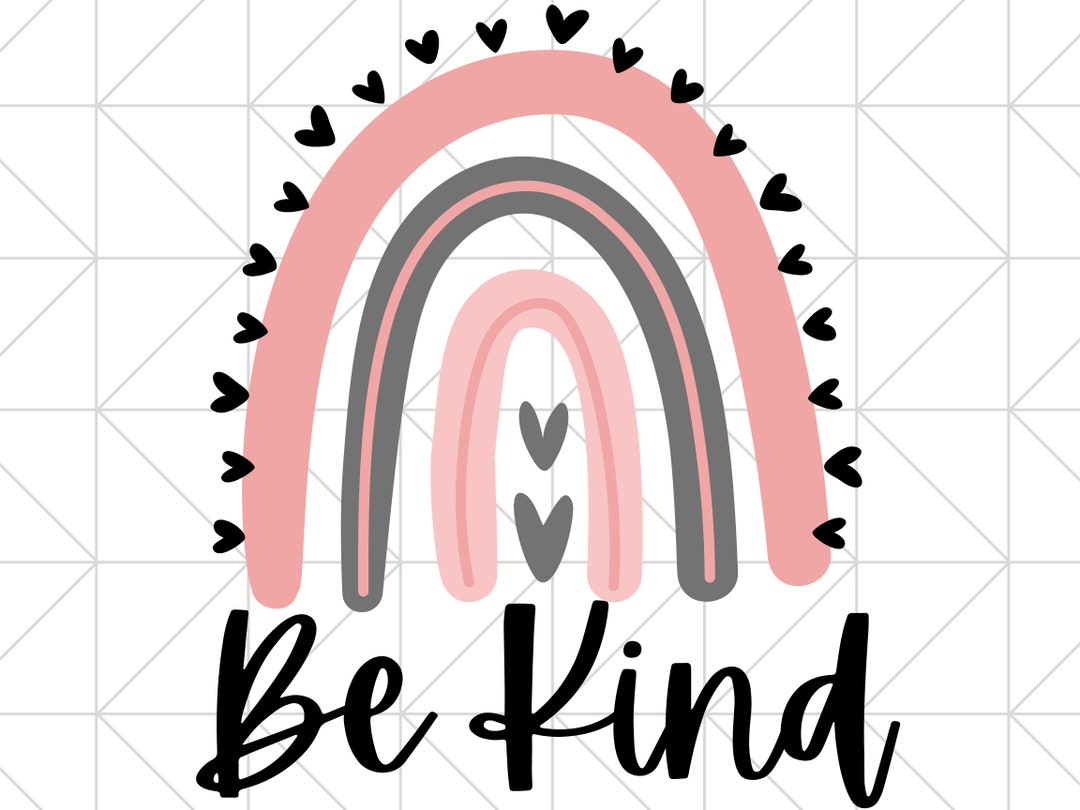 Be Kind Rainbow Digital Download - Etsy
