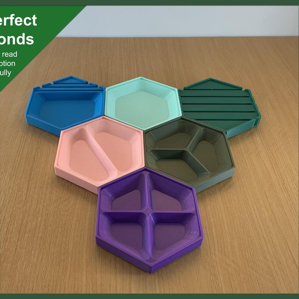 Hex Board Trays - Etsy