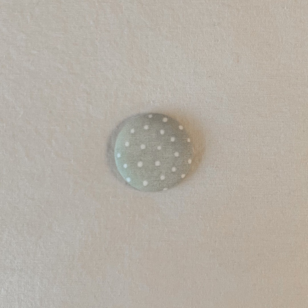Dotted Sage Badge Button - Etsy