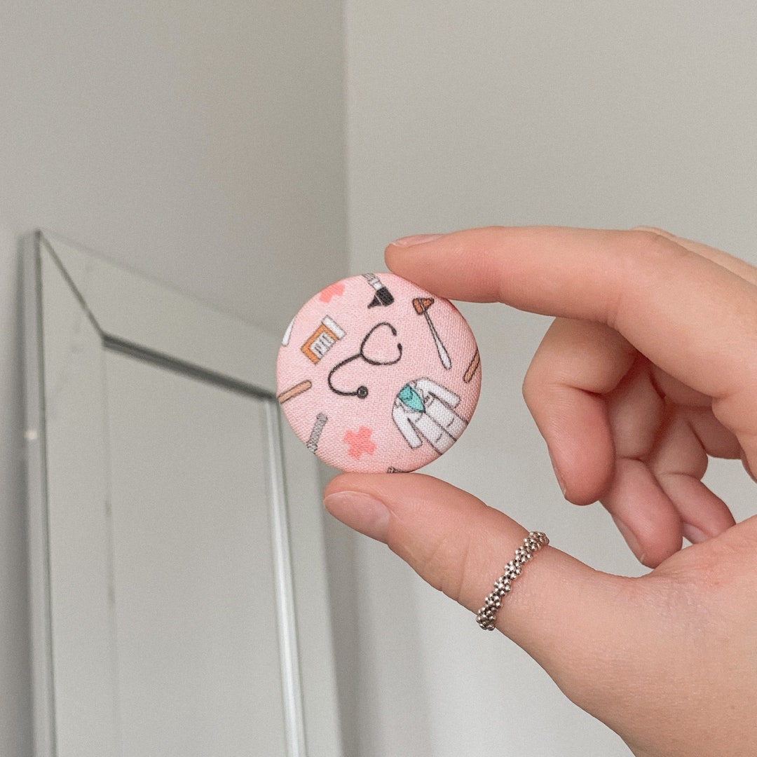 Nurse/doctor Badge Button - Etsy
