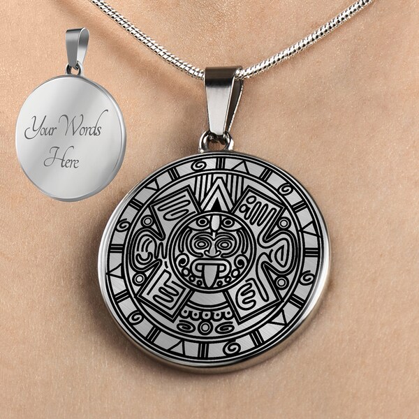 Mayan Pendant - Etsy