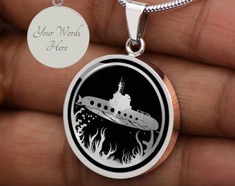 Submarine Necklace - Etsy