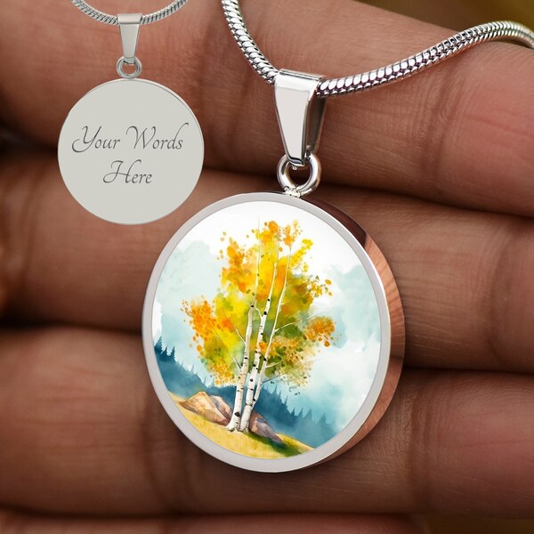 Cherry Tree Necklace - Etsy