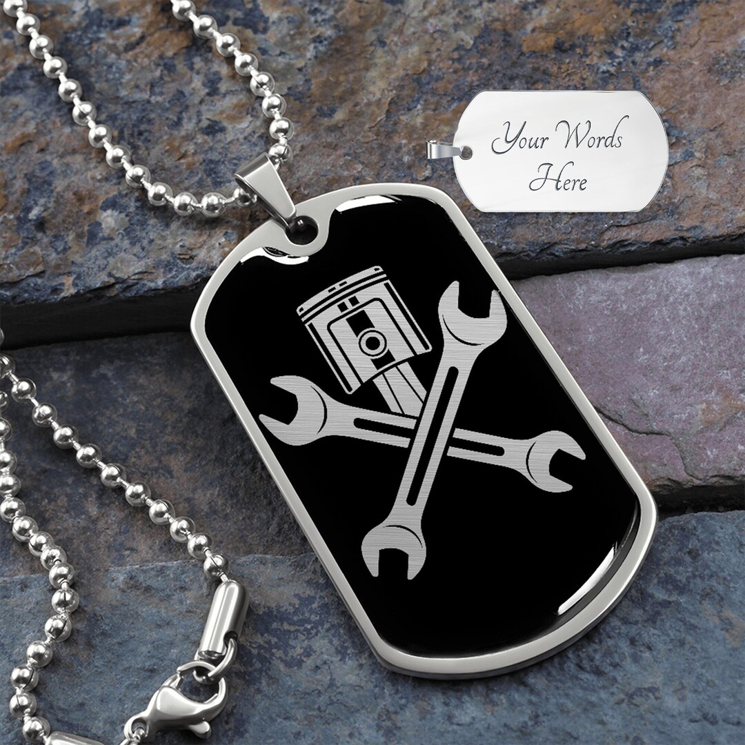 Personalized Mechanic Necklace Car Mechanic Gift Car - Etsy