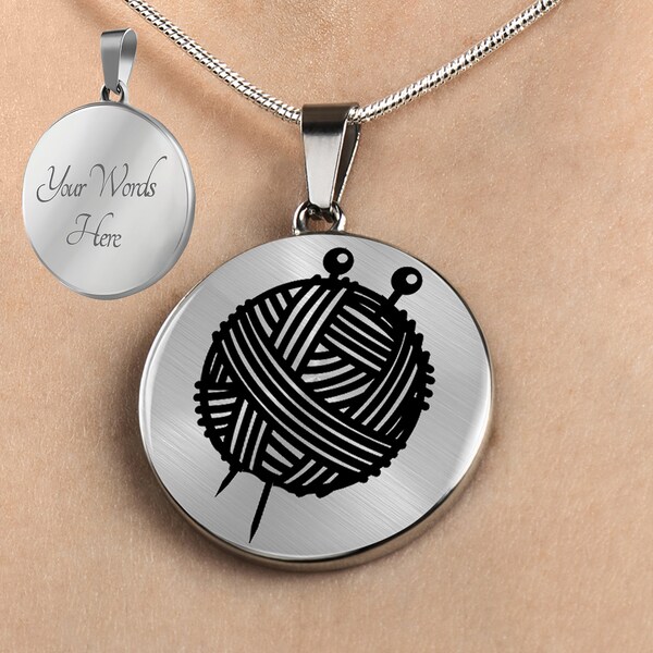 Knitting Necklace - Etsy