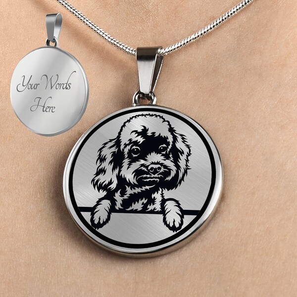 Poodle Necklace - Etsy