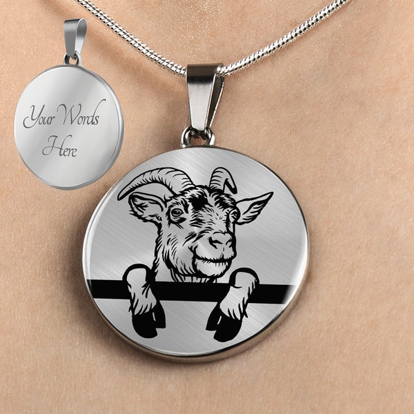 Goat Necklace - Etsy