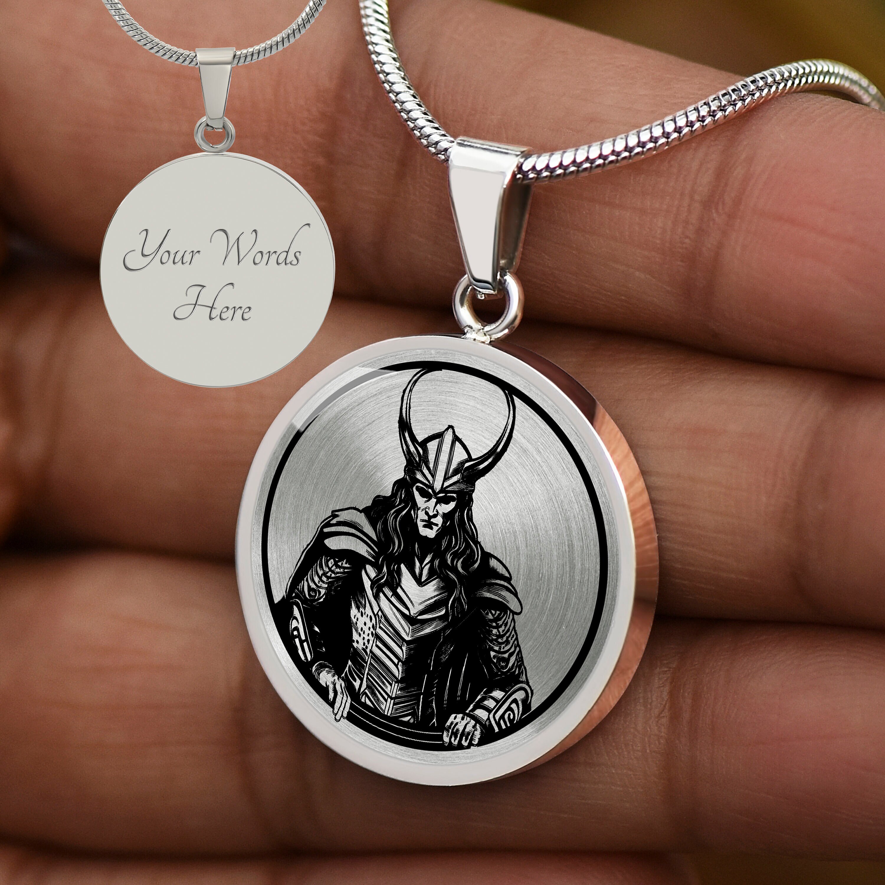 Loki Symbol Pendant