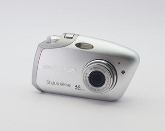 Olympus Mju Mini DIGITAL 4MP 2X Zoom Compact Digital Camera Know Also As: Stylus Verve Digital ...