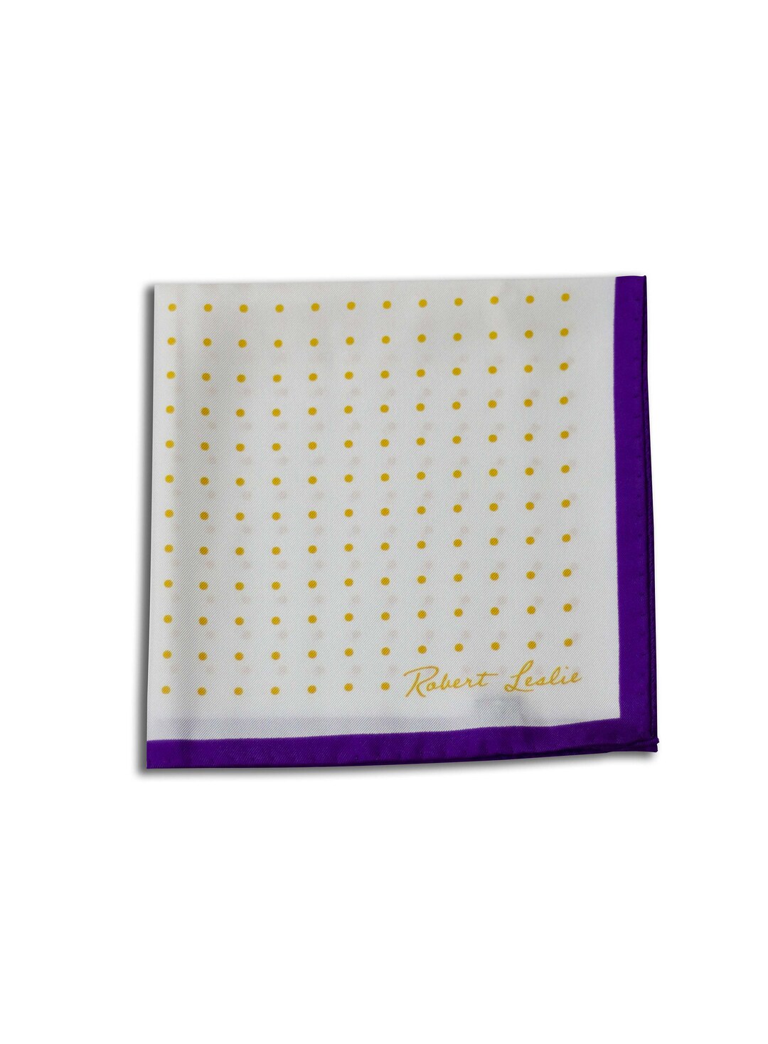 Purple and Gold Pocket Square, Handmade Luxury Pocket Square, Purple ...
