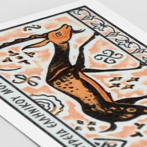 Greek Antelope - Matchbox Print - Aesthetic Wall Art - Vintage Eastern ...