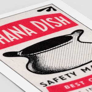 Ghana Cooking Dish - Matchbox Print - Aesthetic Wall Art - Vintage ...