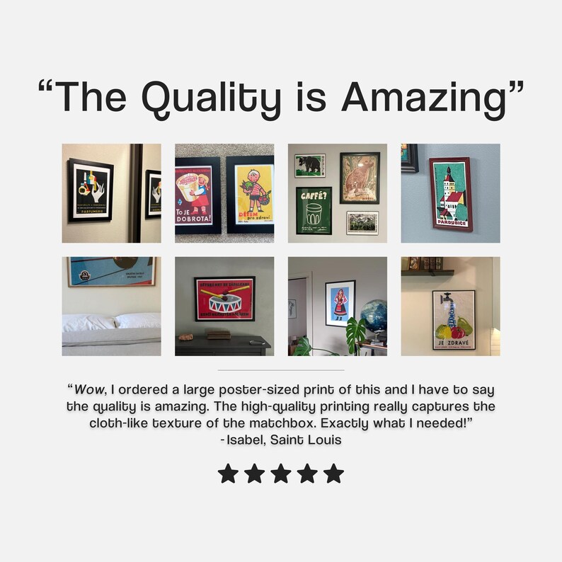 Tiger Walking Kobe Vintage Matchbox Art, Red Black White Illustration ...