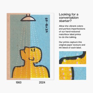 Red Tip Truck Matchbox Print Czech Wall Art Vintage Czech Art Matchbox ...