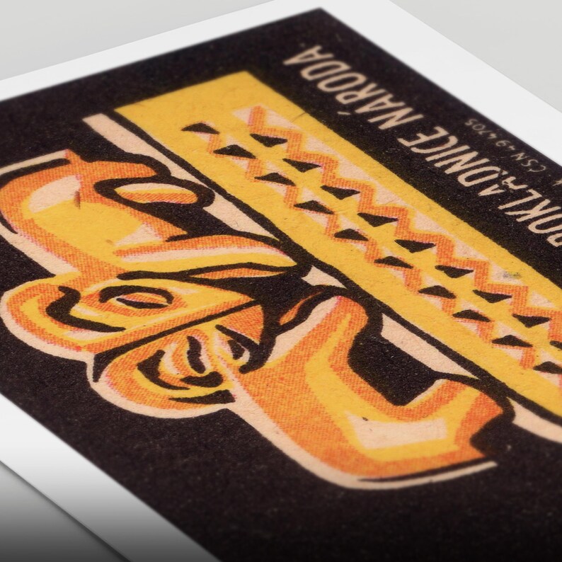 Rams Figures Vintage Matchbox Label: Retro Color Scheme - Printable ...