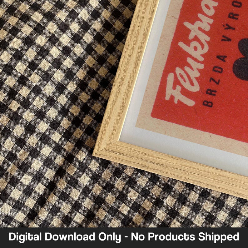 Cartoon Character Suitcase Label: Vintage Matchbox Design - Digital ...