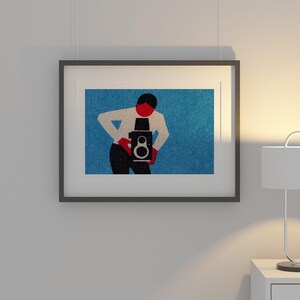 Vintage Camera - Matchbox Print - Aesthetic Wall Art - Vintage Eastern ...