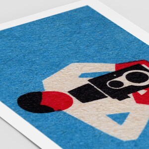 Vintage Camera Matchbox Print Aesthetic Wall Art Vintage Eastern Europe ...