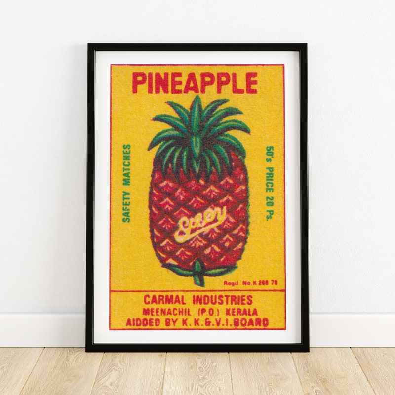Pineapple Art Print - Etsy