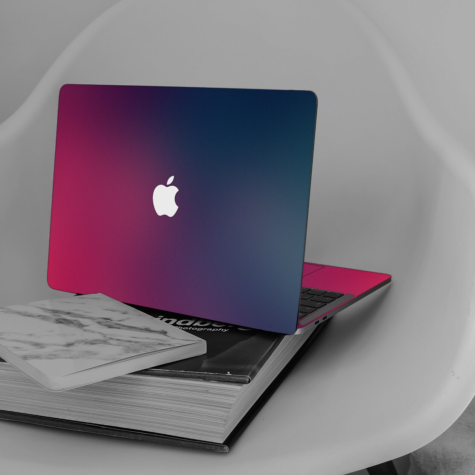 MacBook Purple Pink Gradient Skin MacBook Pro Pastel Skin | Etsy