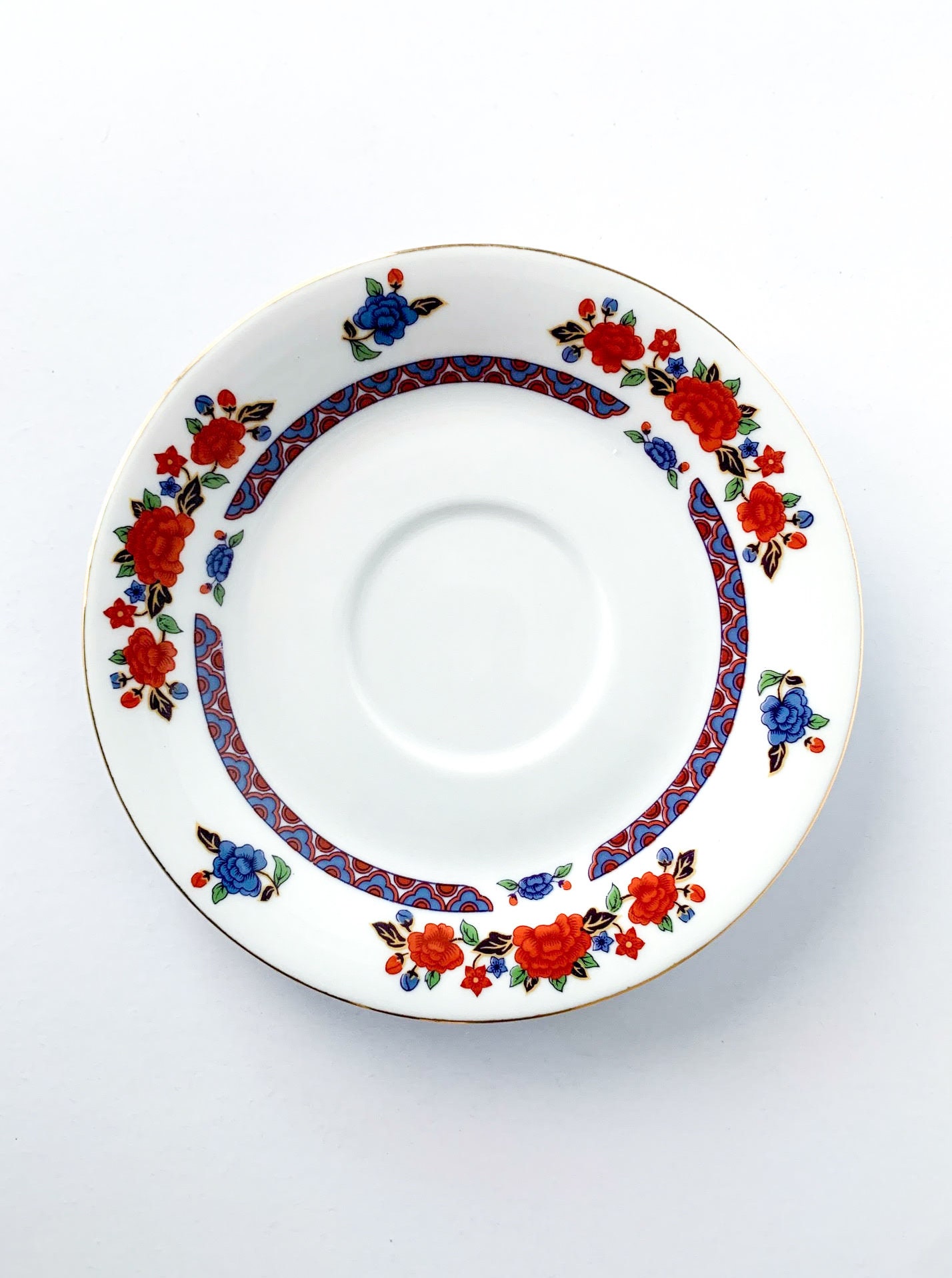 Crown Ming Set of 4 Old Imari Fine China Cups and Saucers - Etsy