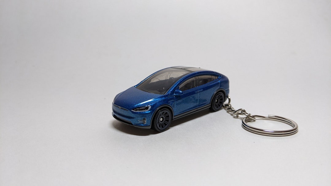 Hot Wheels Tesla Model X Custom Made Key Chain Ornament - Etsy