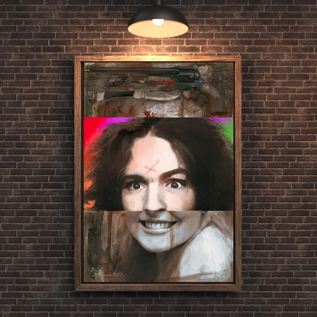 Helter Skelter Art Print: Charles Manson, Sharon Tate, True Crime Decor ...