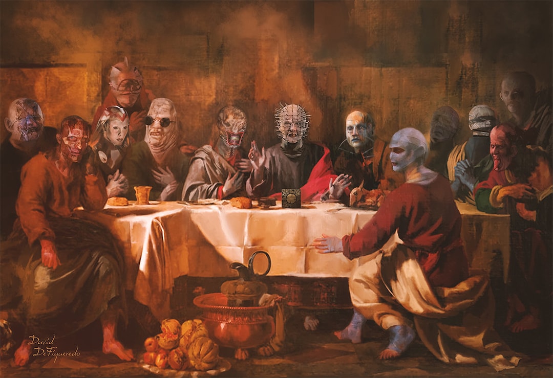 Cenobite Last Supper Large 19x13 Inch Wall Art Print - Etsy