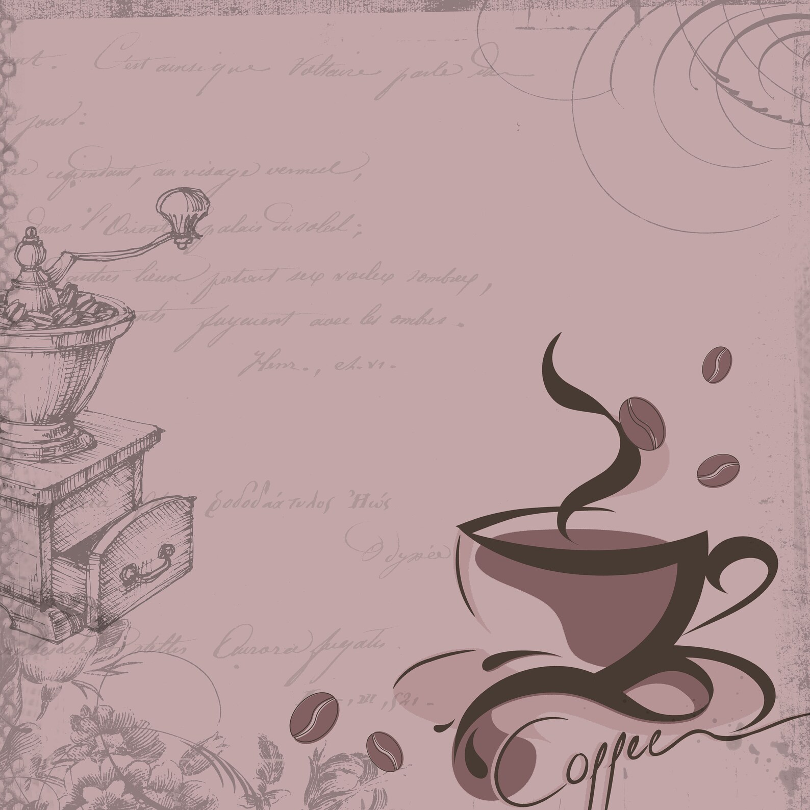 Muave Mocha Digital Paper Pack - Etsy