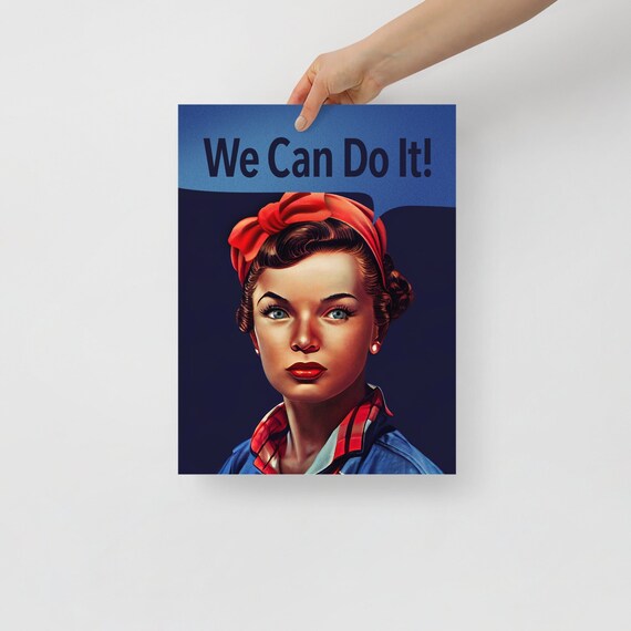 Rosie the Riveter Poster Various Sizes - Etsy