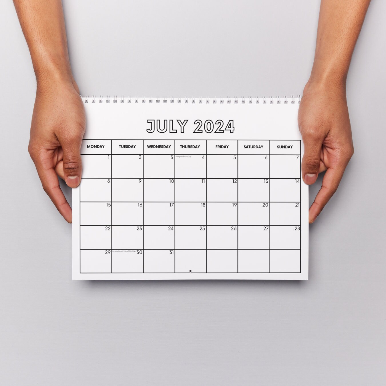 2024 July Calendar With Holidays July Calendar Printable Sunday ...