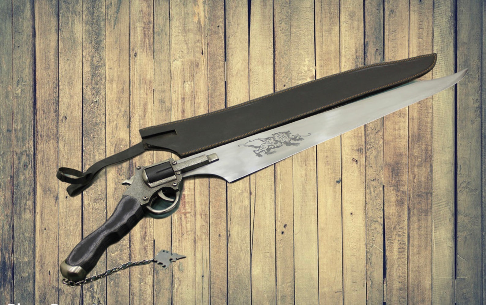 Functional Squall Gunblade Revolver Sword | Etsy