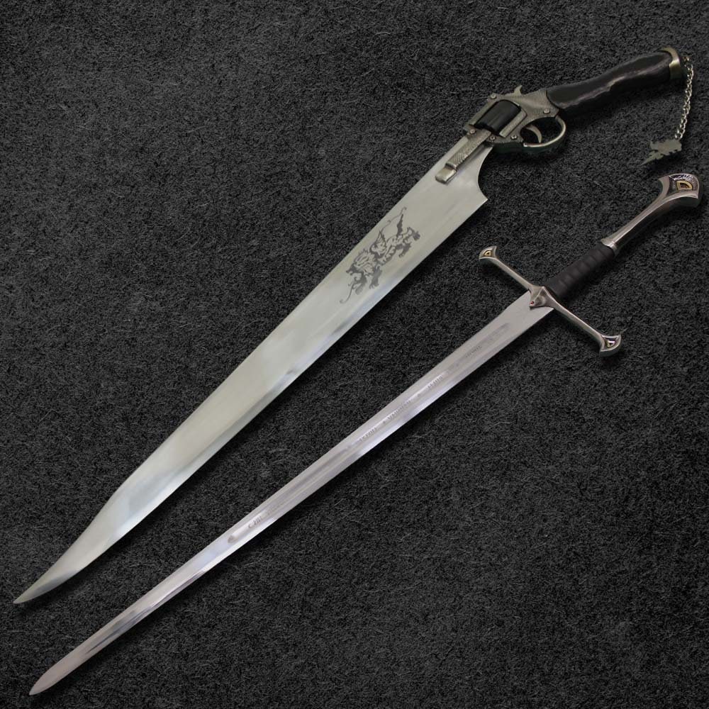 Combo of 2: Anduril Sword of Narsil the King Aragorn Replica - Etsy