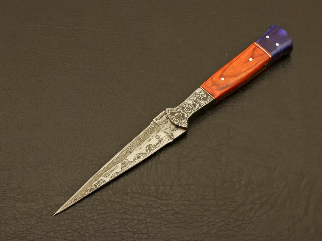 Custom Handmade Hand Knives Damascus Steel Hunting /skinning Knife ...