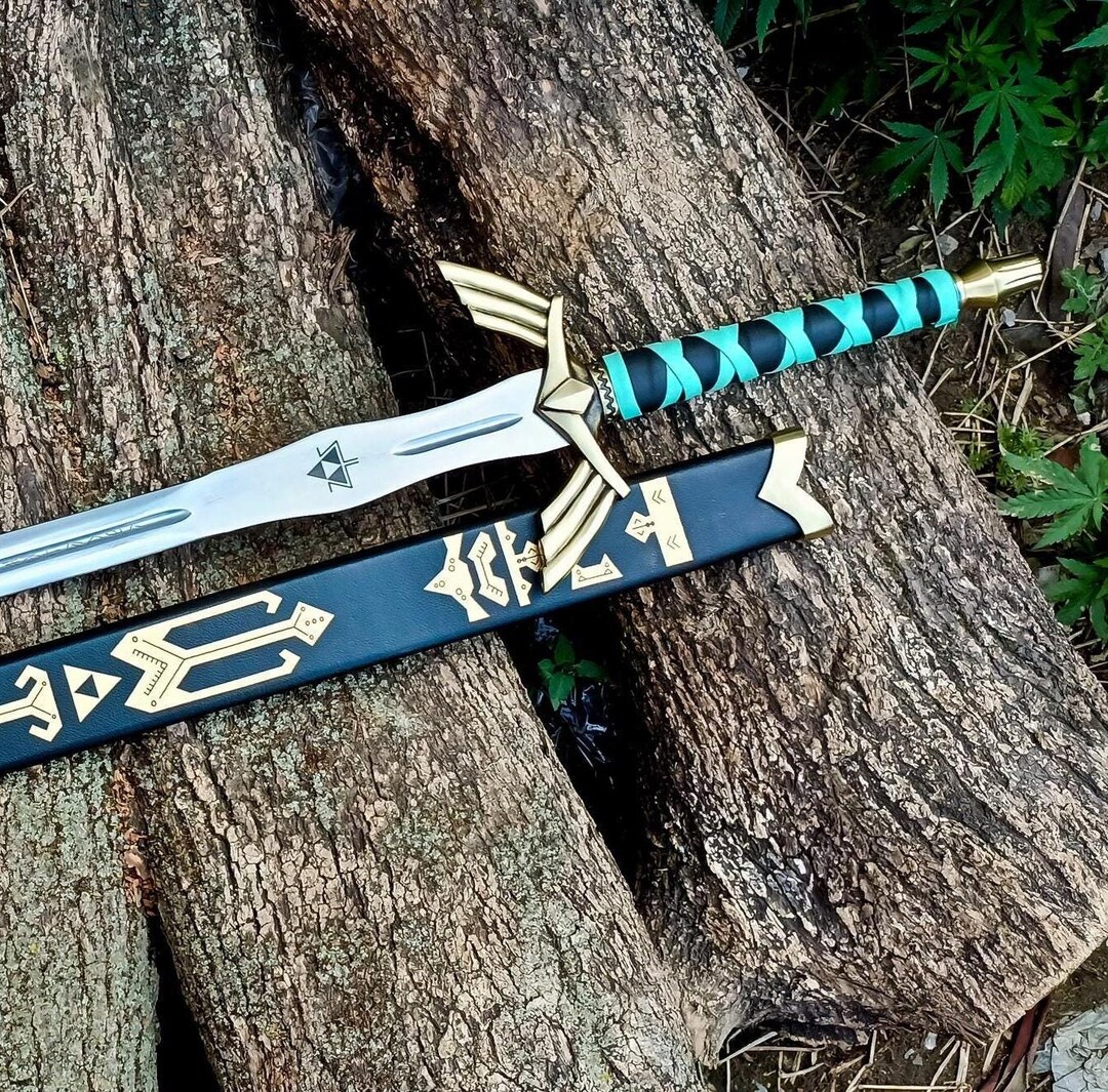 Handmade LEGEND of ZELDA Master Sword With Scabbard Skyward Sword| Gift ...