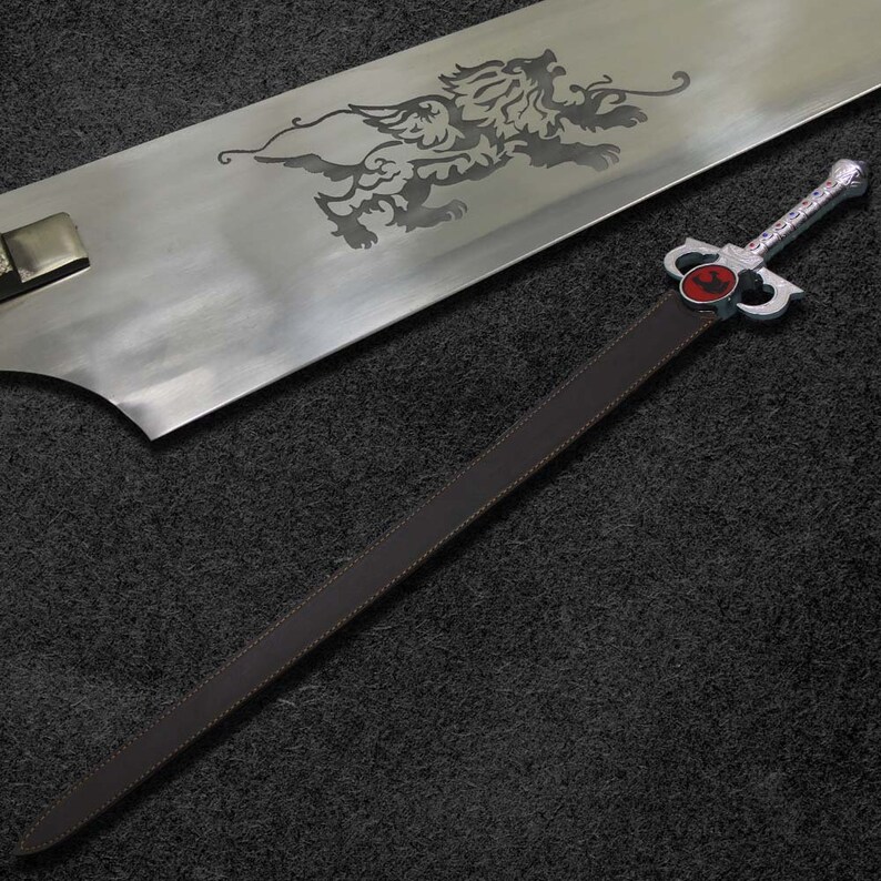 Combo of 2: Handmade Functional Squall Gunblade Revolver Sword - Etsy