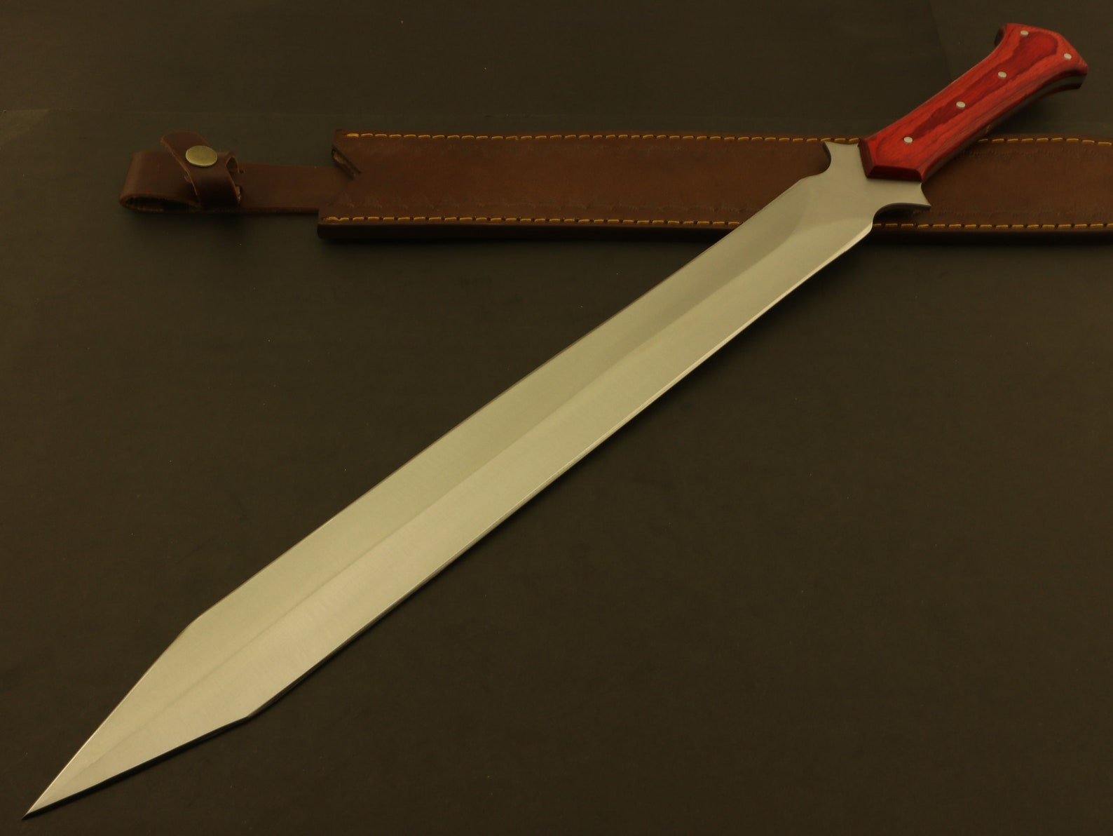 Handmade Stainless Steel Hunting Gladius With Sheath - Etsy