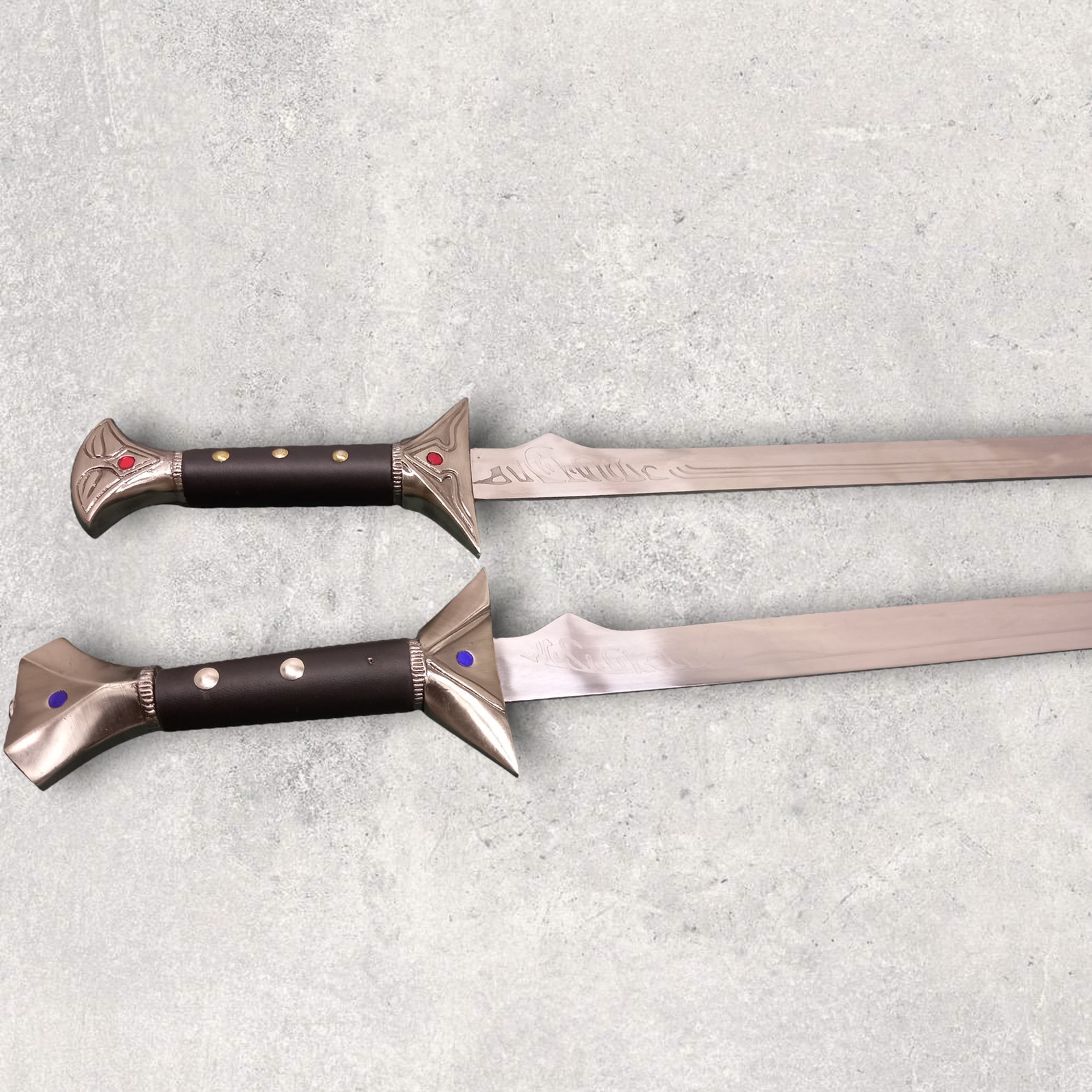 Handmade Stainless Steel Drizzt Do'urden Icingdeath & Twinkle Replica ...
