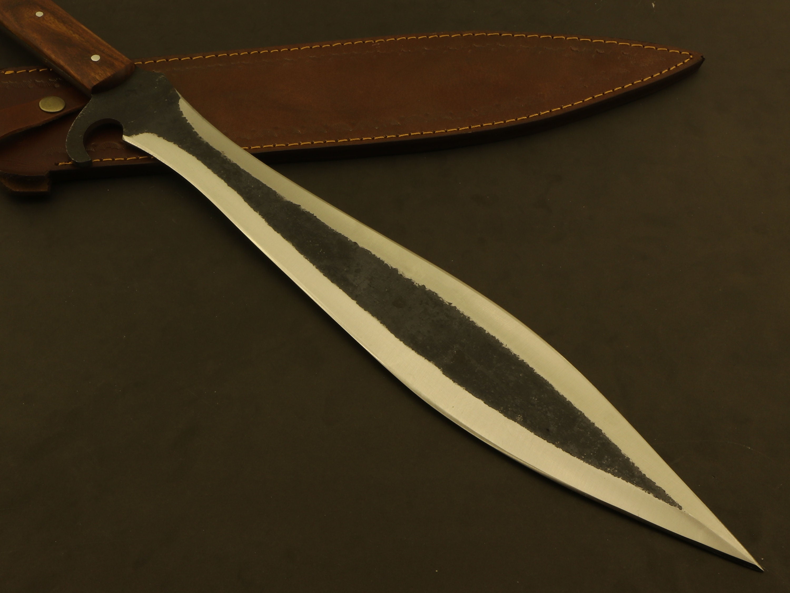 Handmade Custom Carbon Steel Hunting Gladius With Sheath - Etsy